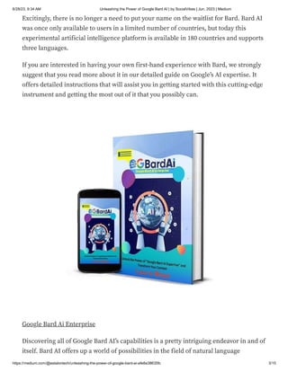 Unleashing the Power of Google Bard Ai.pdf