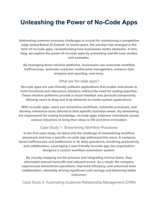 Unleashing the Power of No-Code Apps.pdf
