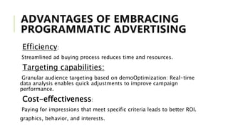 UNLEASHING THE POWER OF PROGRAMMATIC ADVERTISING | PPT