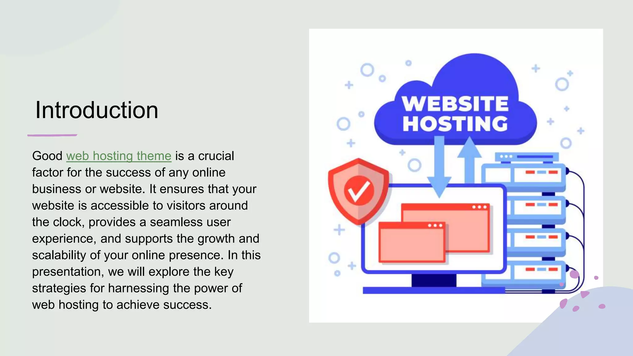 Unleashing the Power of Web Hosting Theme | PPTX