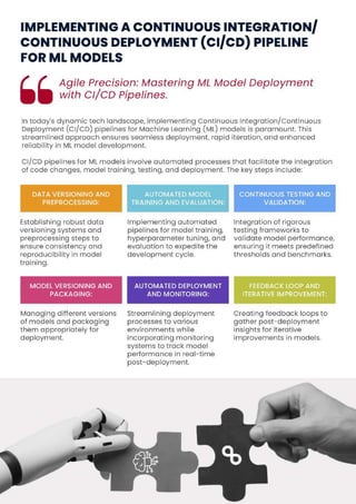 Unleashing the power of devops and machine learning integration | PDF