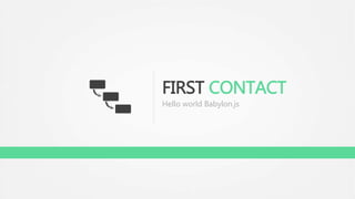 HTML5DevConf - Unleash the power of 3D with babylon.js