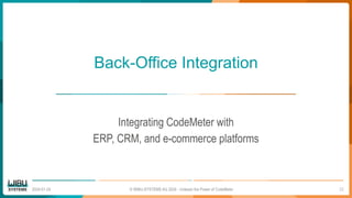 Unleash the Power of CodeMeter - CodeMeter Basics | PPT