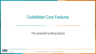 Unleash the Power of CodeMeter - CodeMeter Basics | PPT