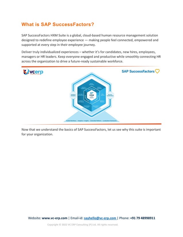 Unleash the Power of Sustainable Workforce with SAP SuccessFactors.pdf | Human Resources | Business