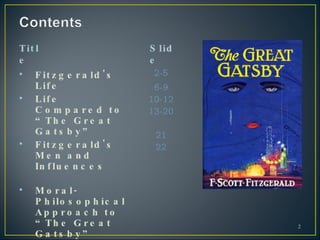 Unlicensed-gatsby powerpoint-project12 | PDF
