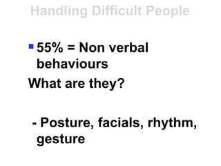 Handling Difficult People | PPT
