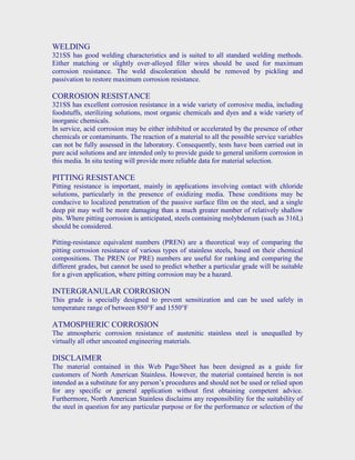 STAINLESS STEEL grade-321 | PDF