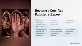 Become a Professional Palmist with our Palmistry Learning Course | PPT