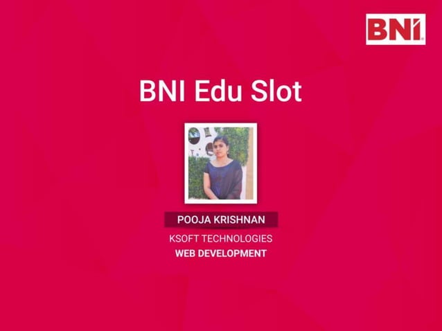 Unlock BNI with 121 | PPTX