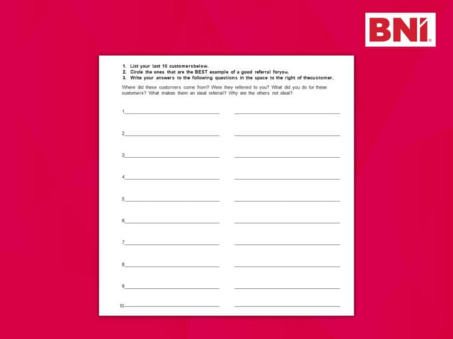 Unlock BNI with 121 | PPTX