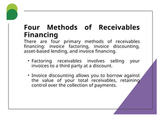 Unlock Cash Flow with Receivables Financing.pptx