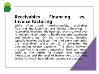 Unlock Cash Flow with Receivables Financing.pptx