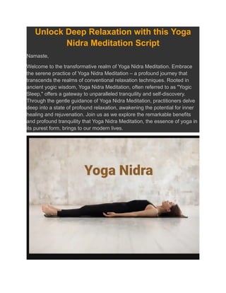 Unlock Deep Relaxation with this Yoga Nidra Meditation Script.pdf