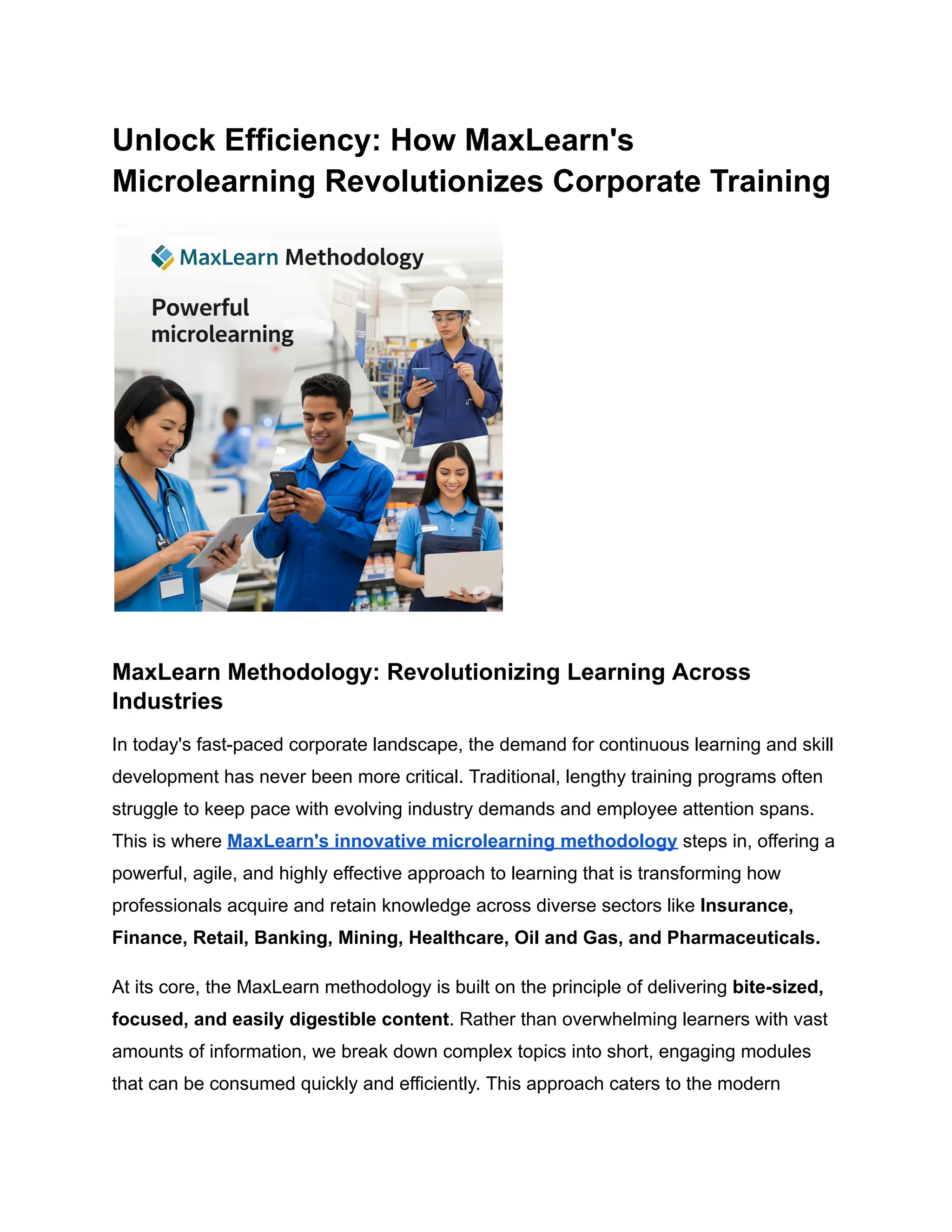 Unlock Efficiency_ How MaxLearn's Microlearning Revolutionizes ...