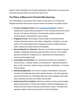 Unlock Efficiency_ How MaxLearn's Microlearning Revolutionizes Corporate Training.pdf