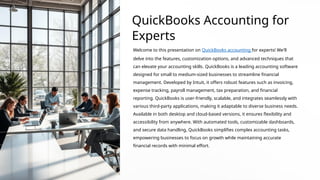 Unlock Financial Clarity with Answers CPA QuickBooks Services.pptx
