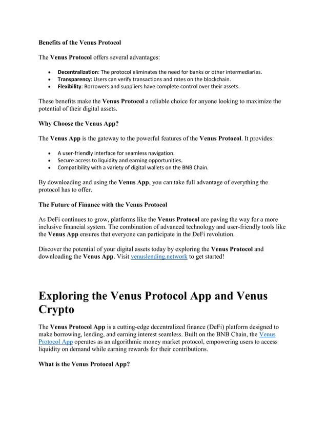 Unlock Financial Freedom with the Venus Protocol and Venus App.pdf