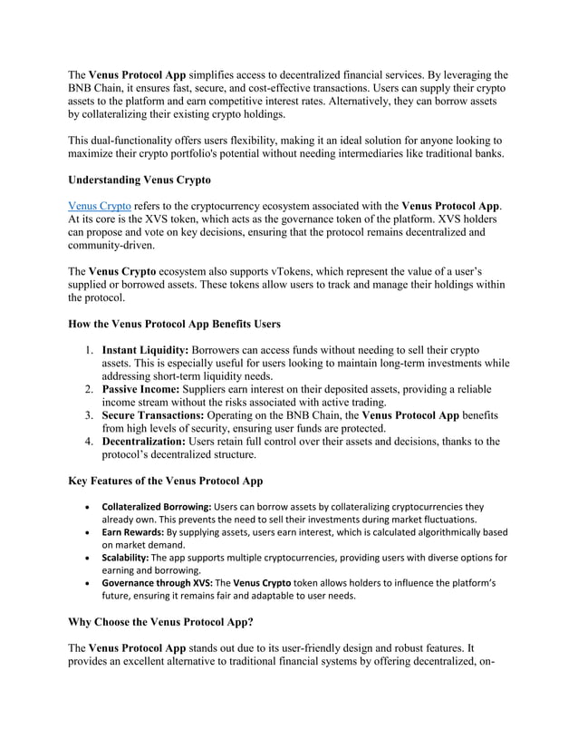 Unlock Financial Freedom with the Venus Protocol and Venus App.pdf