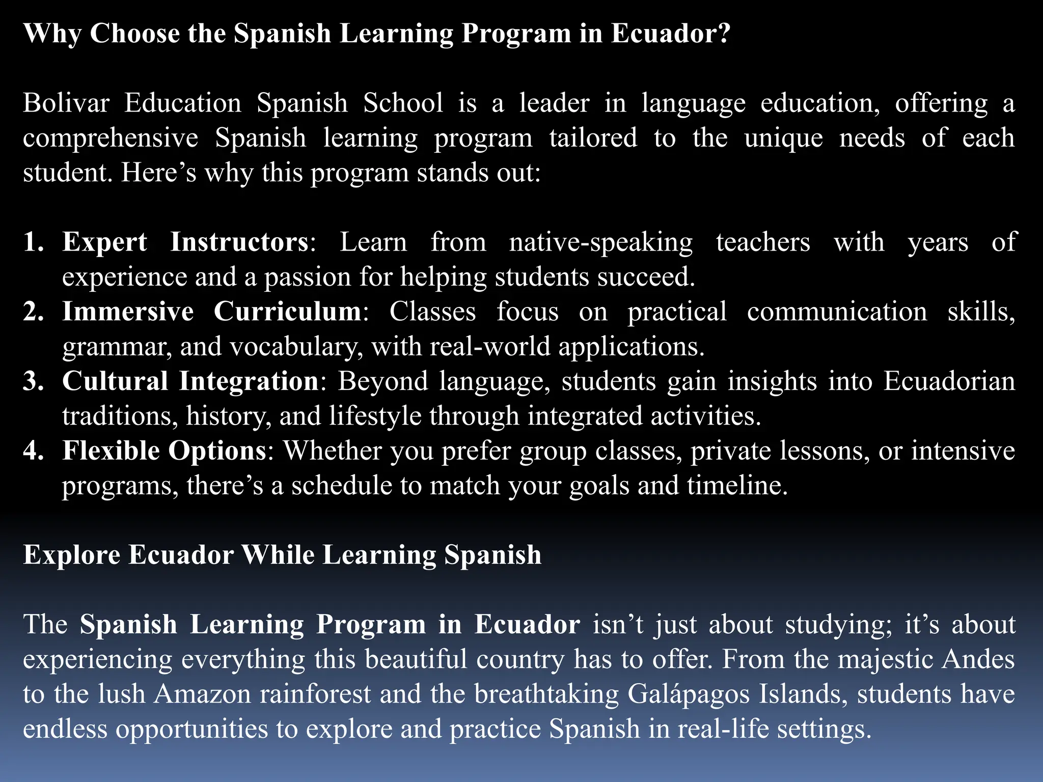 Unlock Fluency with the Best Spanish Learning Program in Ecuador.pptx