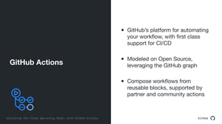 Unlocking the Cloud operating model with GitHub Actions | PPT