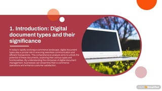 types of digital documents in e commerce | PDF | Business | Business ...