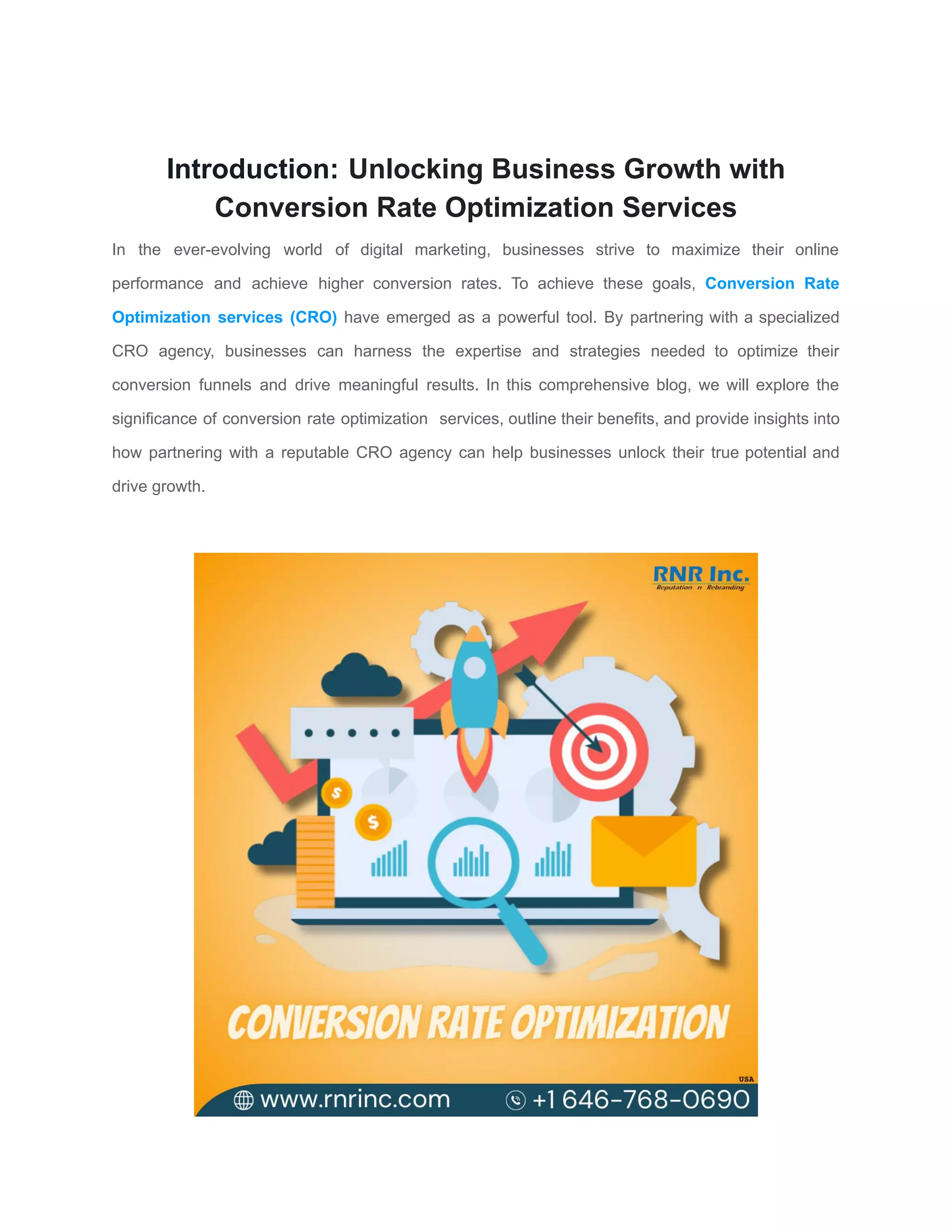 Conversion Rate Optimization Agency: Amplify Your Conversions | PDF