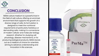 Unlocking Cellular Potential with IMDM Culture Medium.pptx