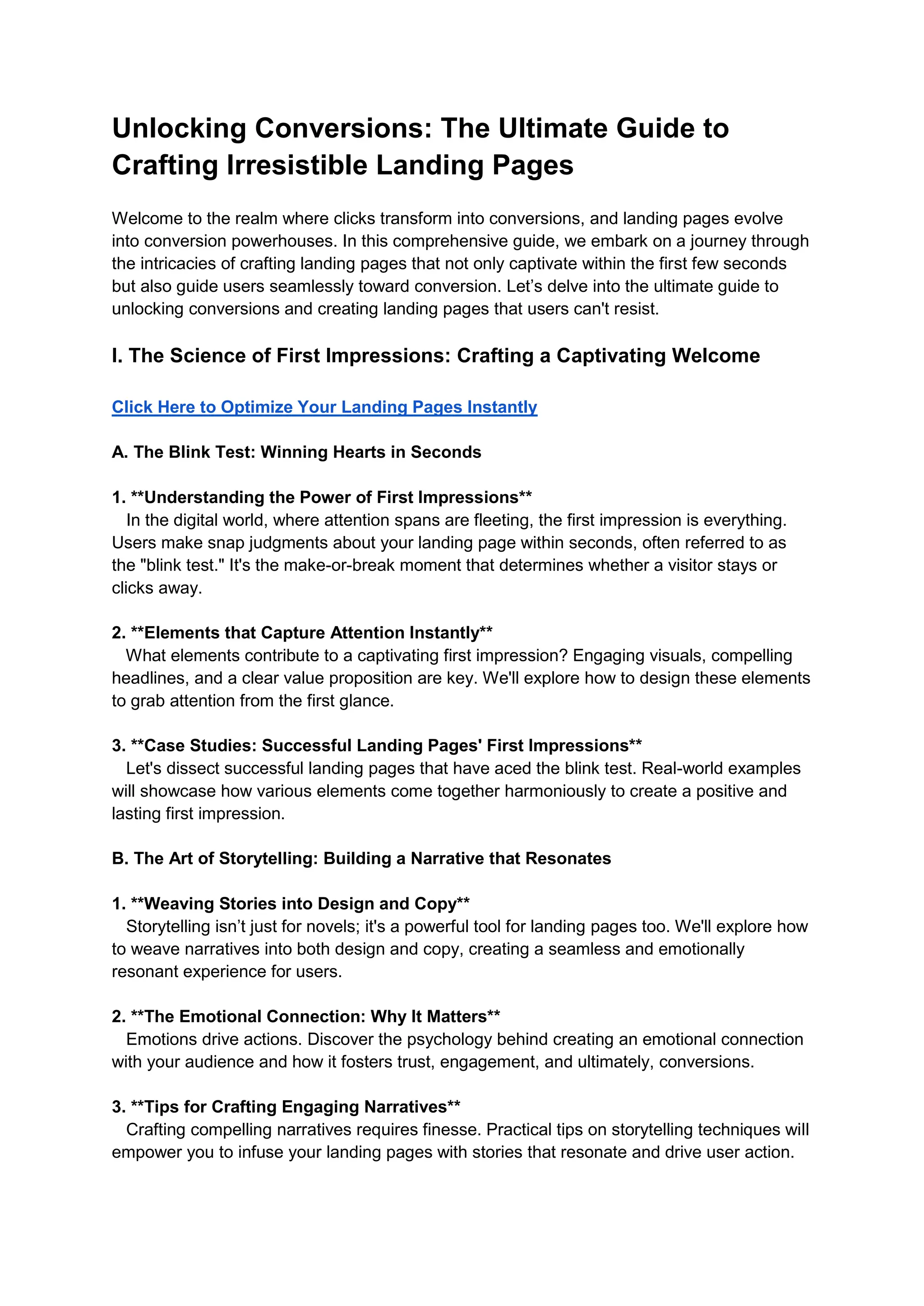 Unlocking Conversions: The Ultimate Guide to Crafting Irresistible Landing Pages.docx