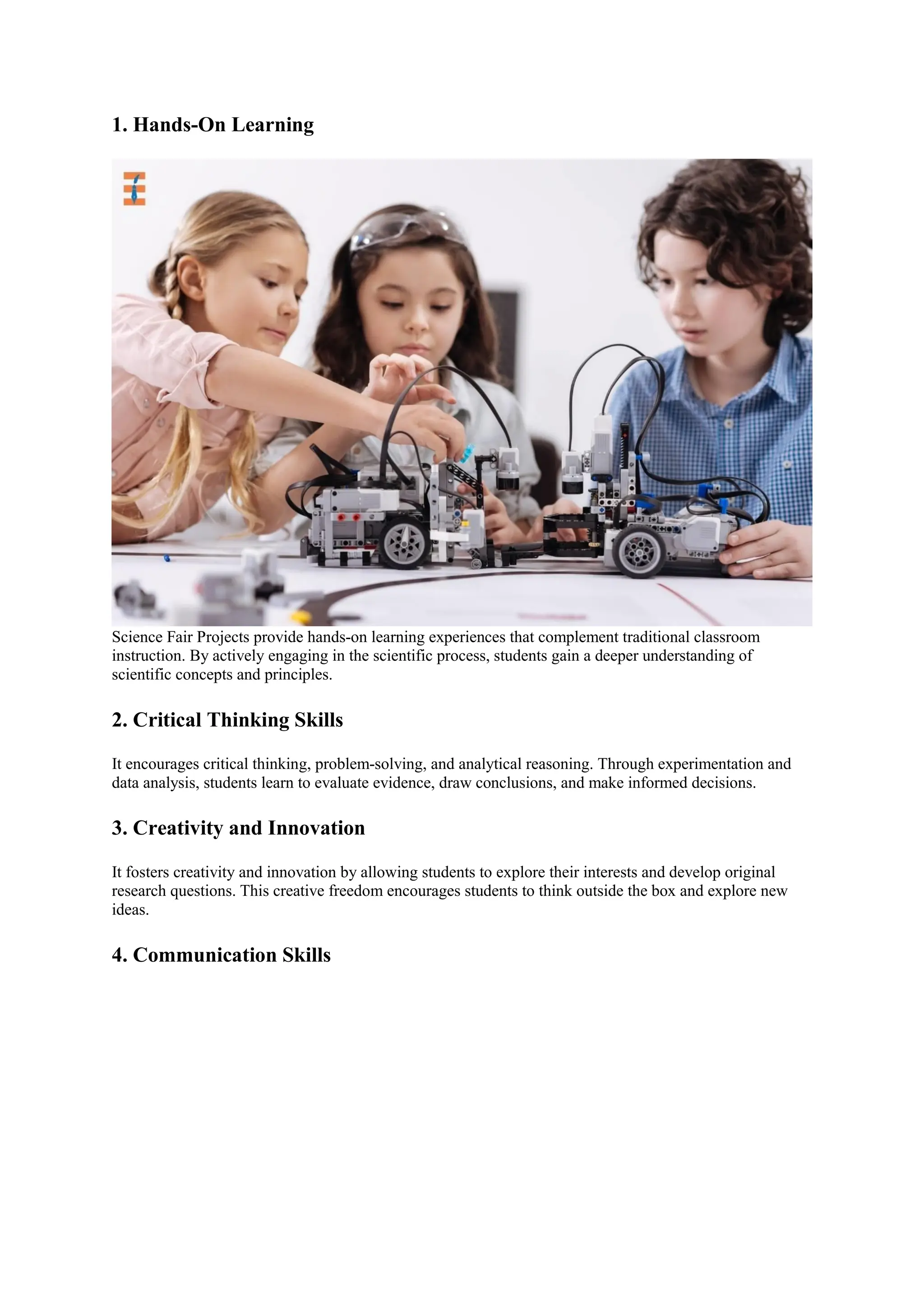 Unlocking Creativity and Learning with Science Fair Projects | PDF