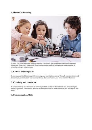 Unlocking Creativity and Learning with Science Fair Projects | PDF