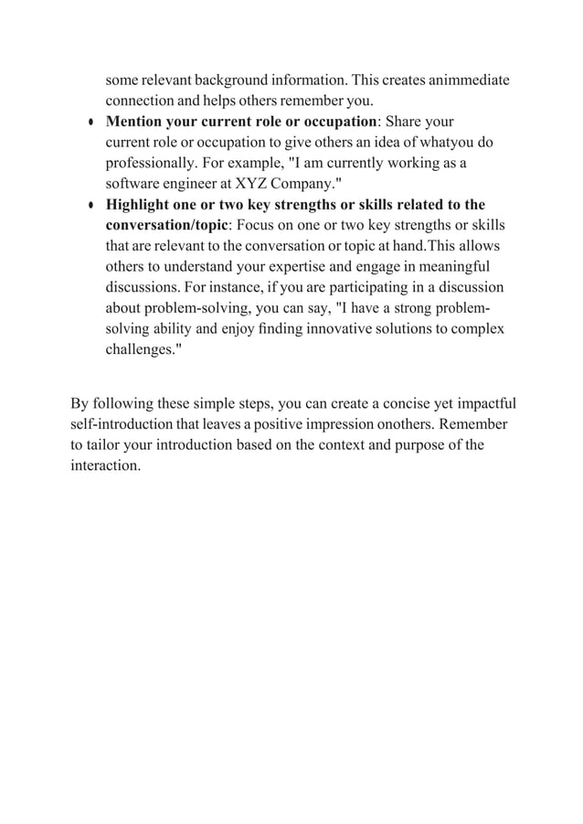 Unlocking Effective Communication_ How To Nail Your Self Introduction ...