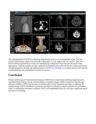 Unlocking Efficiency How PACS in Radiology Are Saving Time and ...