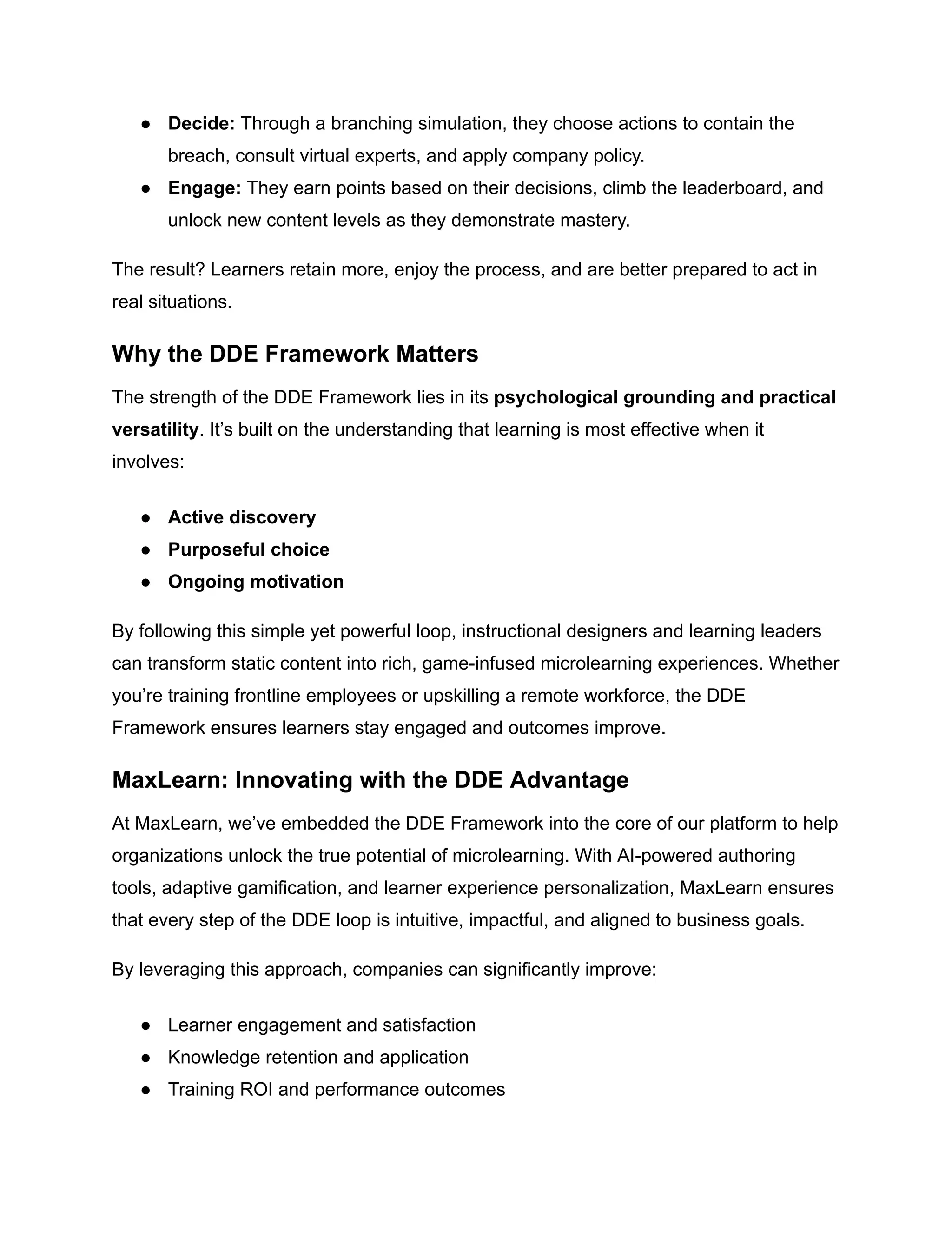 Unlocking Engagement_ The DDE Framework for Game Design in ...