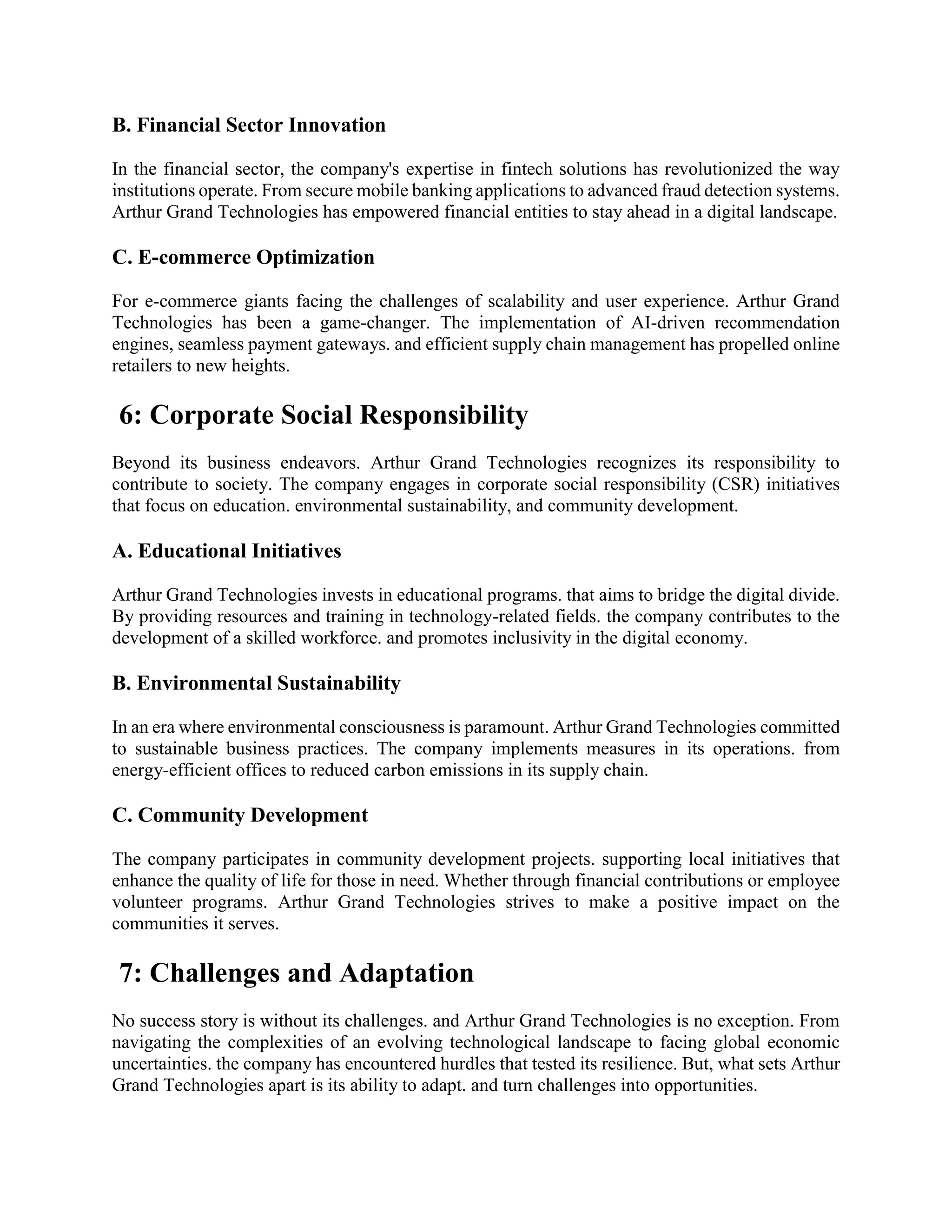 Unlocking Excellence: A Deep Dive into Arthur Grand Technologies | DOCX