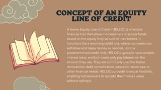 Unlocking Financial Flexibility Equity Line of Credit. | PPTX