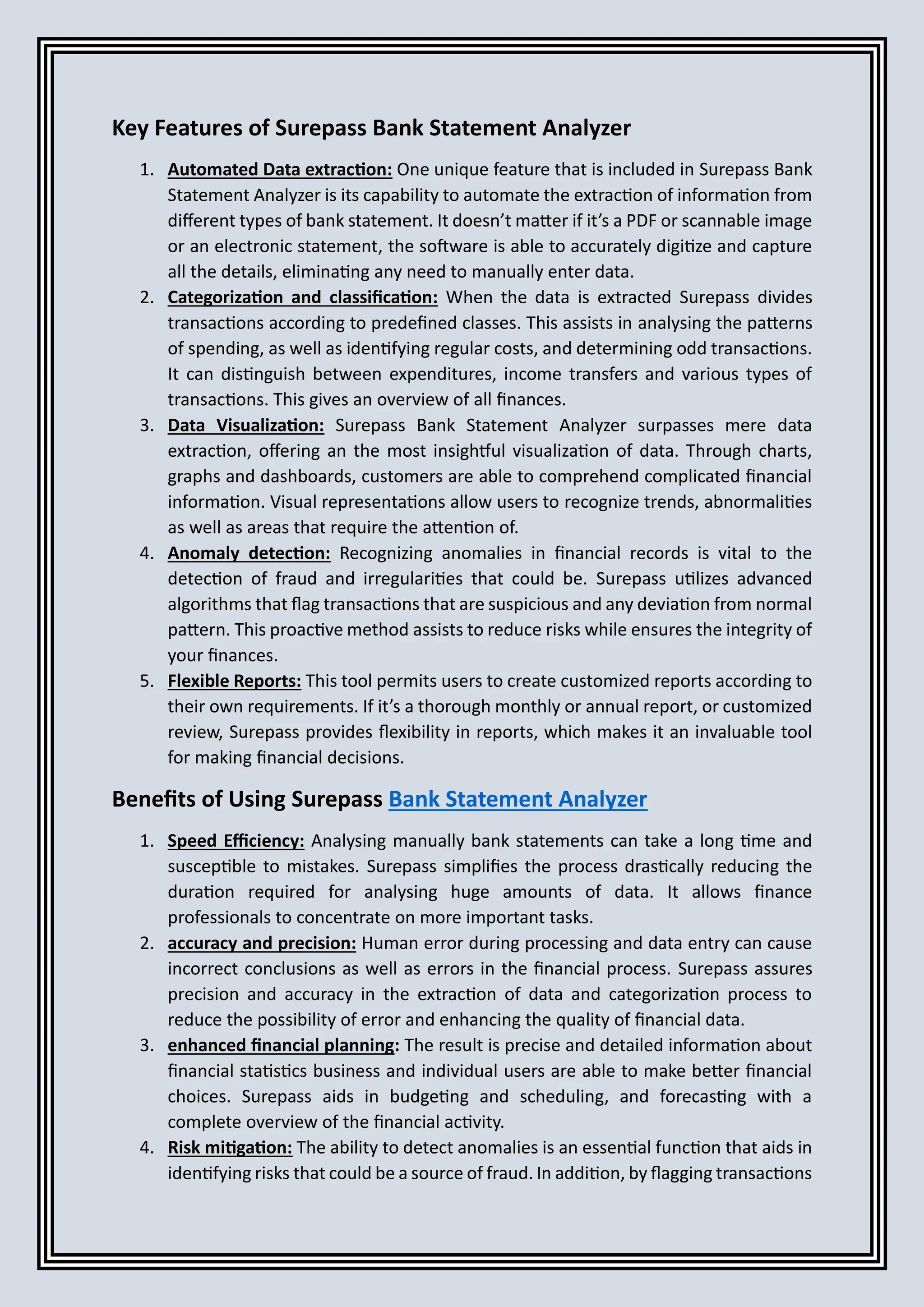 Unlocking Financial Insights With SurePass Bank Statement Analyzer.pdf