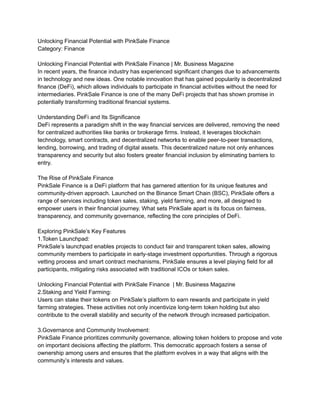 Unlocking Financial Potential with PinkSale Finance.pdf