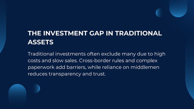 Unlocking Investment Potential Through Asset Tokenization | PPT