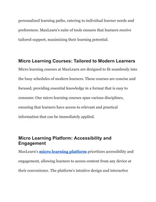 Unlocking Learning Potential_ The Power of Microlearning Platform and Innovative Tools.pdf