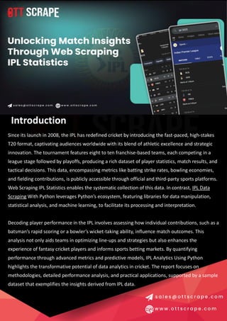 Unlocking Match Insights Through Web Scraping IPL Statistics.pdf