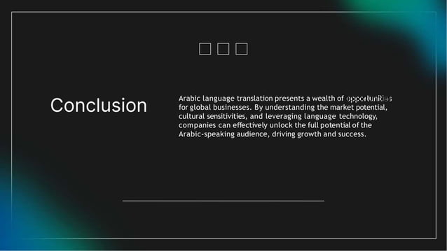 Unlocking Opportunities with Arabic Language Translation.pptx | Business | Business and Finance
