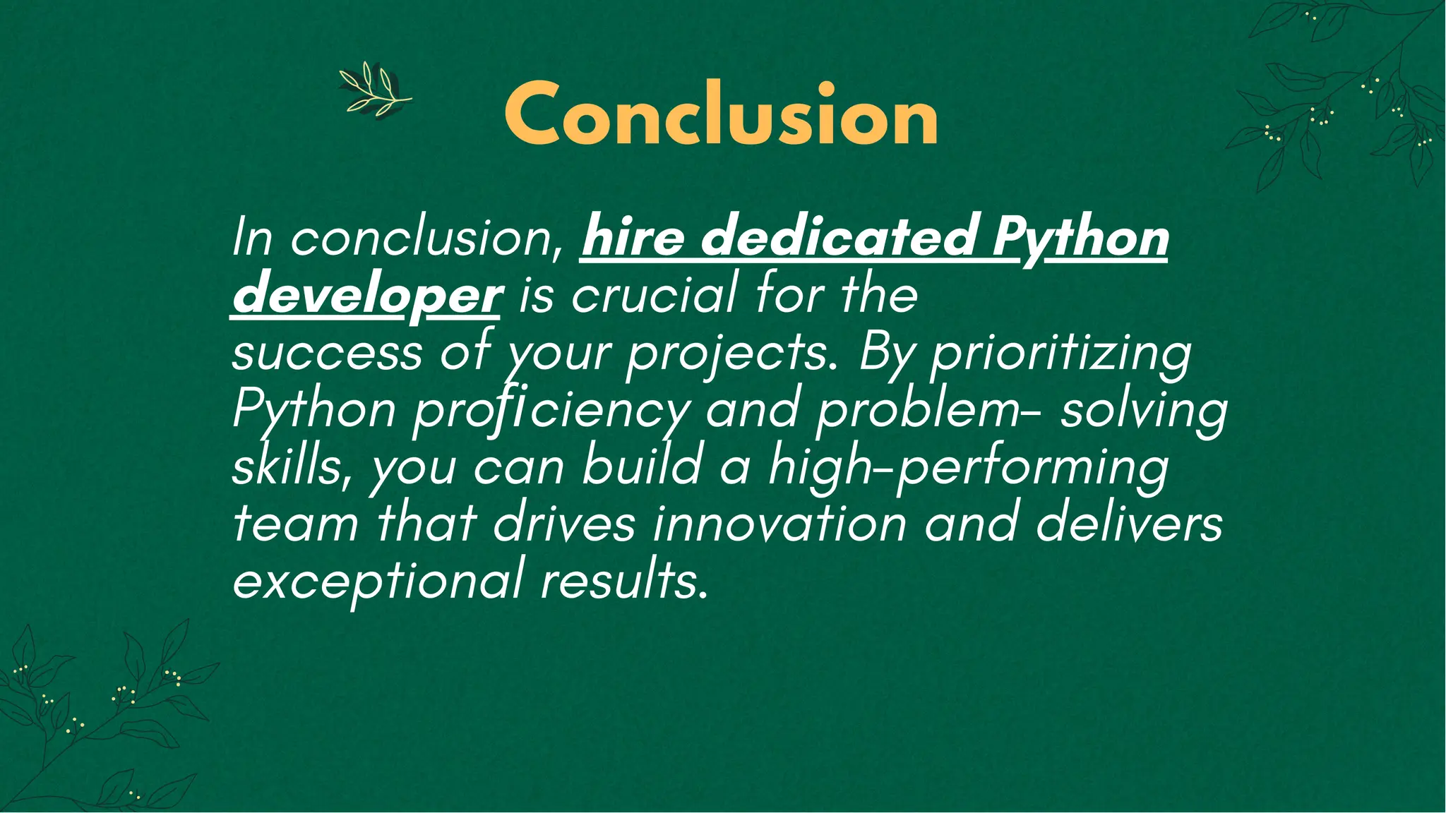 Unlocking Success Hiring A Python Programmer Pdf