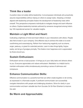 13 Personality development tips for an incredible personality | PDF