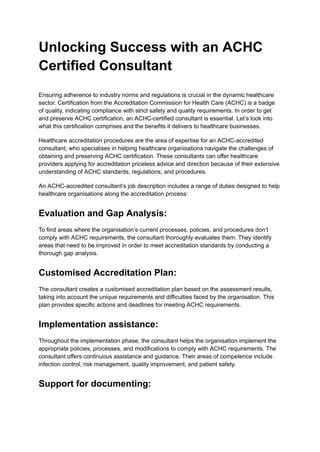 Unlocking Success with an ACHC Certified Consultant.pdf