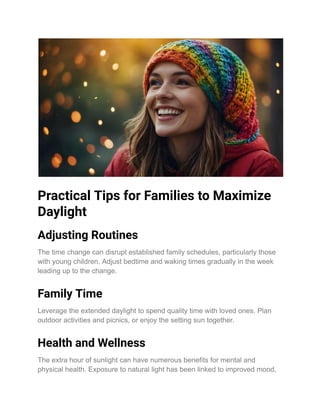 Unlocking the Benefits of Daylight Savings 2024 A Complete Guide | PDF