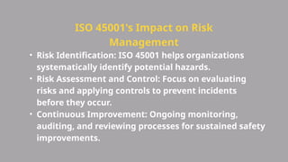 UNLOCKING THE BENEFITS OF ISO 45001 CERTIFICATION FOR YOUR ORGANIZATION ...