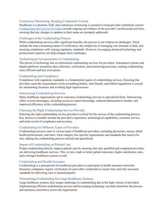 Unlocking the Full Potential of Credentialing Services for Providers.pdf