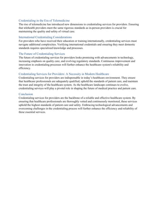 Unlocking the Full Potential of Credentialing Services for Providers.pdf