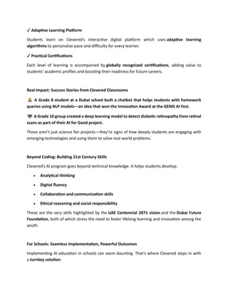 Unlocking the Future - How Clevered’s AI and Deep Learning Curriculum is Transforming School ...